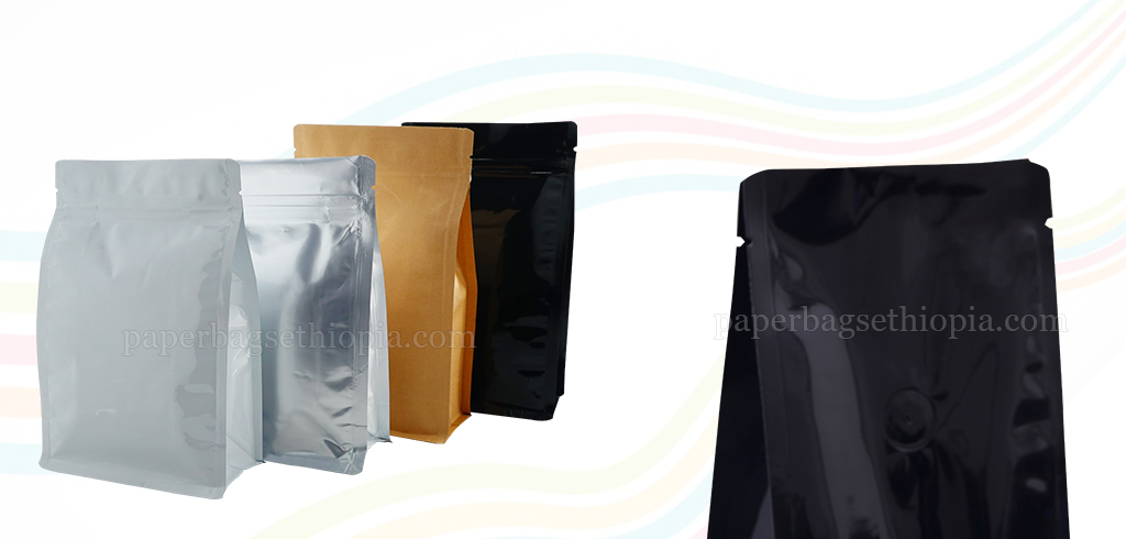 Flat Bottom packaging pouches | paperbagssethiopia.com